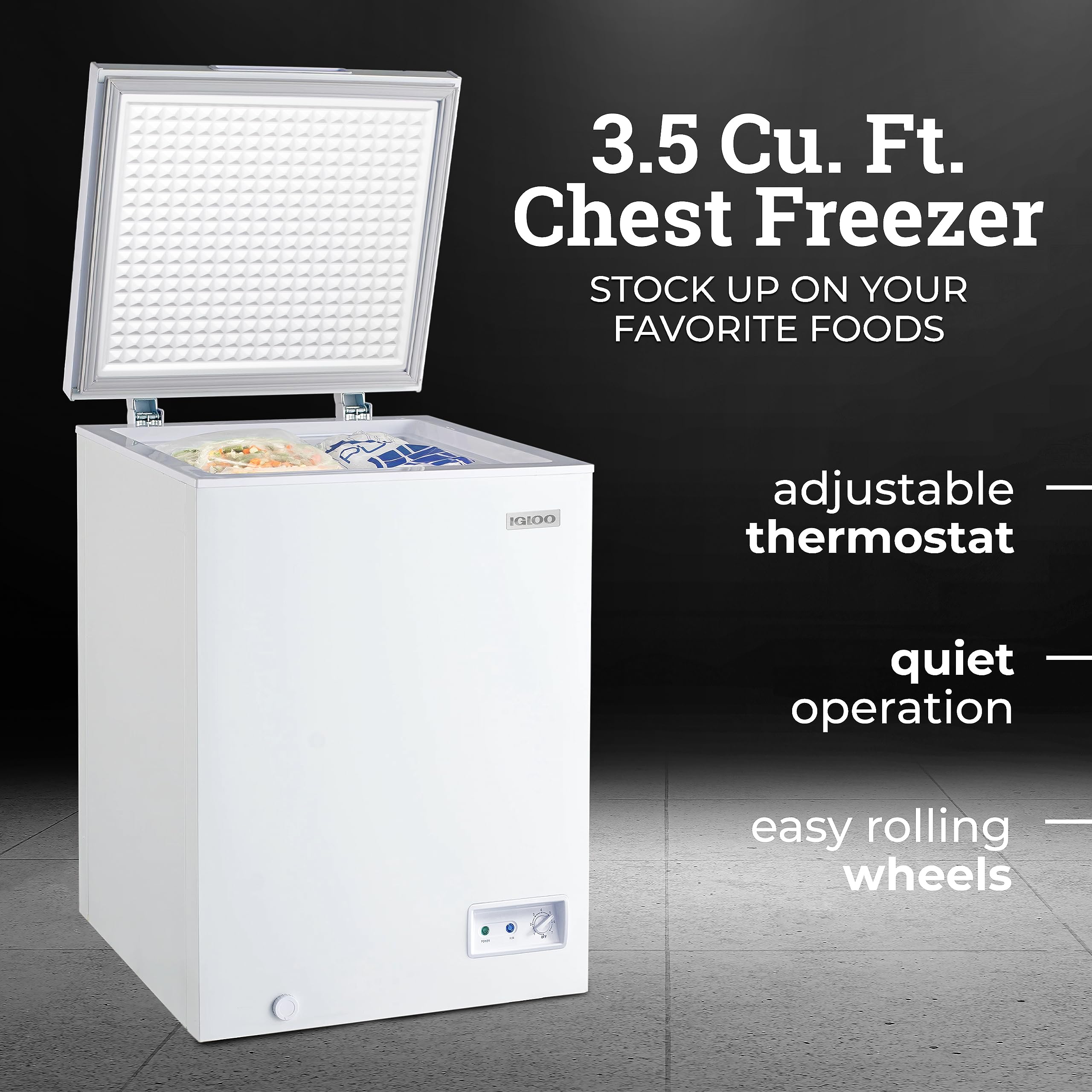 Mua Igloo ICFXX35WH6AD Removable Basket and Front Defrost Water Drain ...