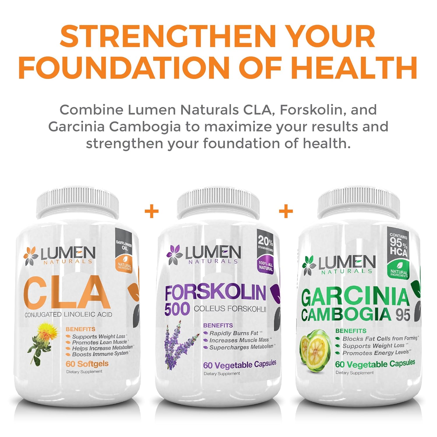 CLA 1000 mg - Natural Metabolism Booster for Women & Men - Conjugated ...