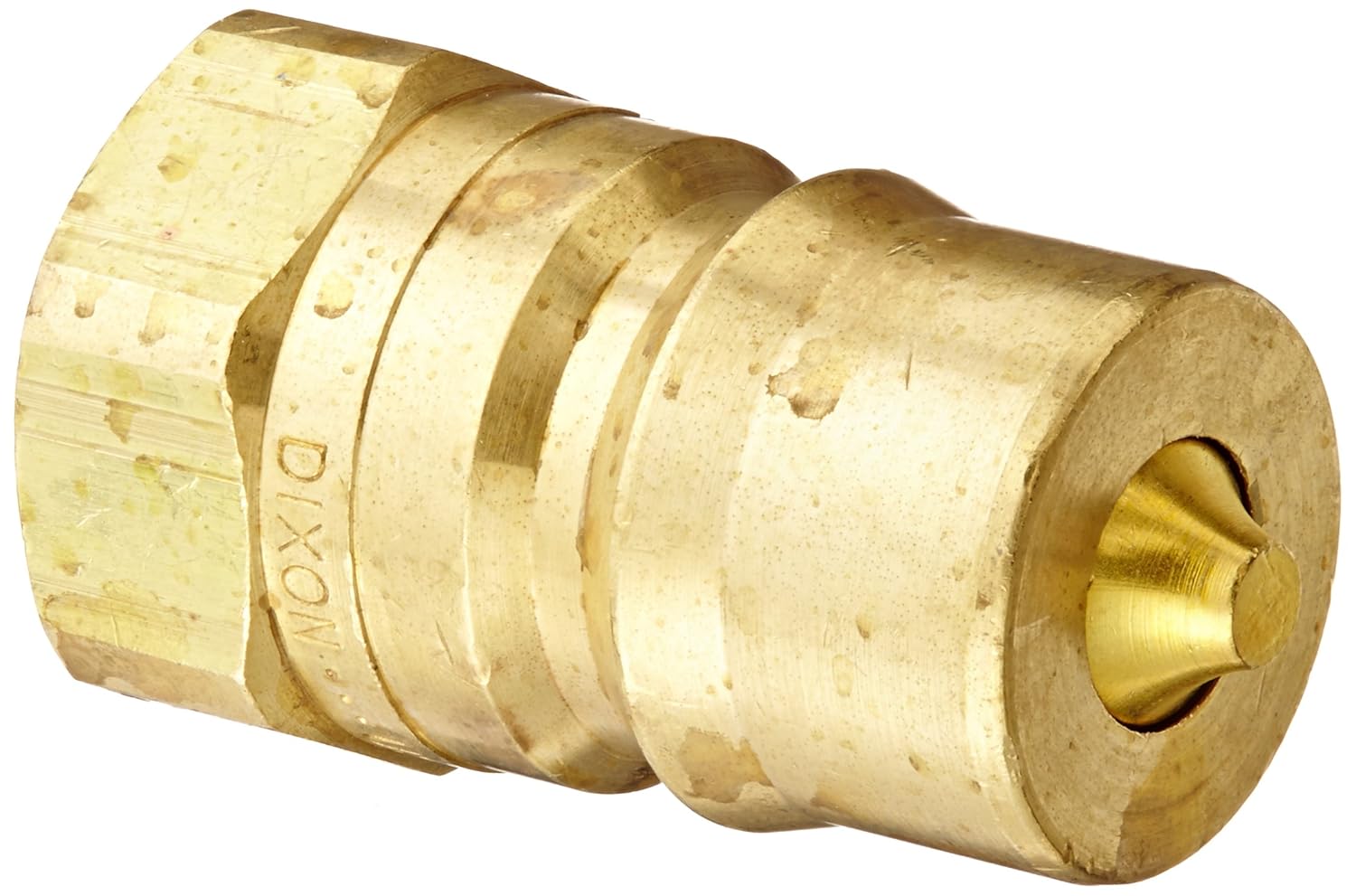Dixon Valve H4F4 B Brass ISO B Interchange Hydraulic Fitting Nipple 1 dixon-valve-h4f4-b-brass-iso-b-interchange-hydraulic-fitting-nipple-1