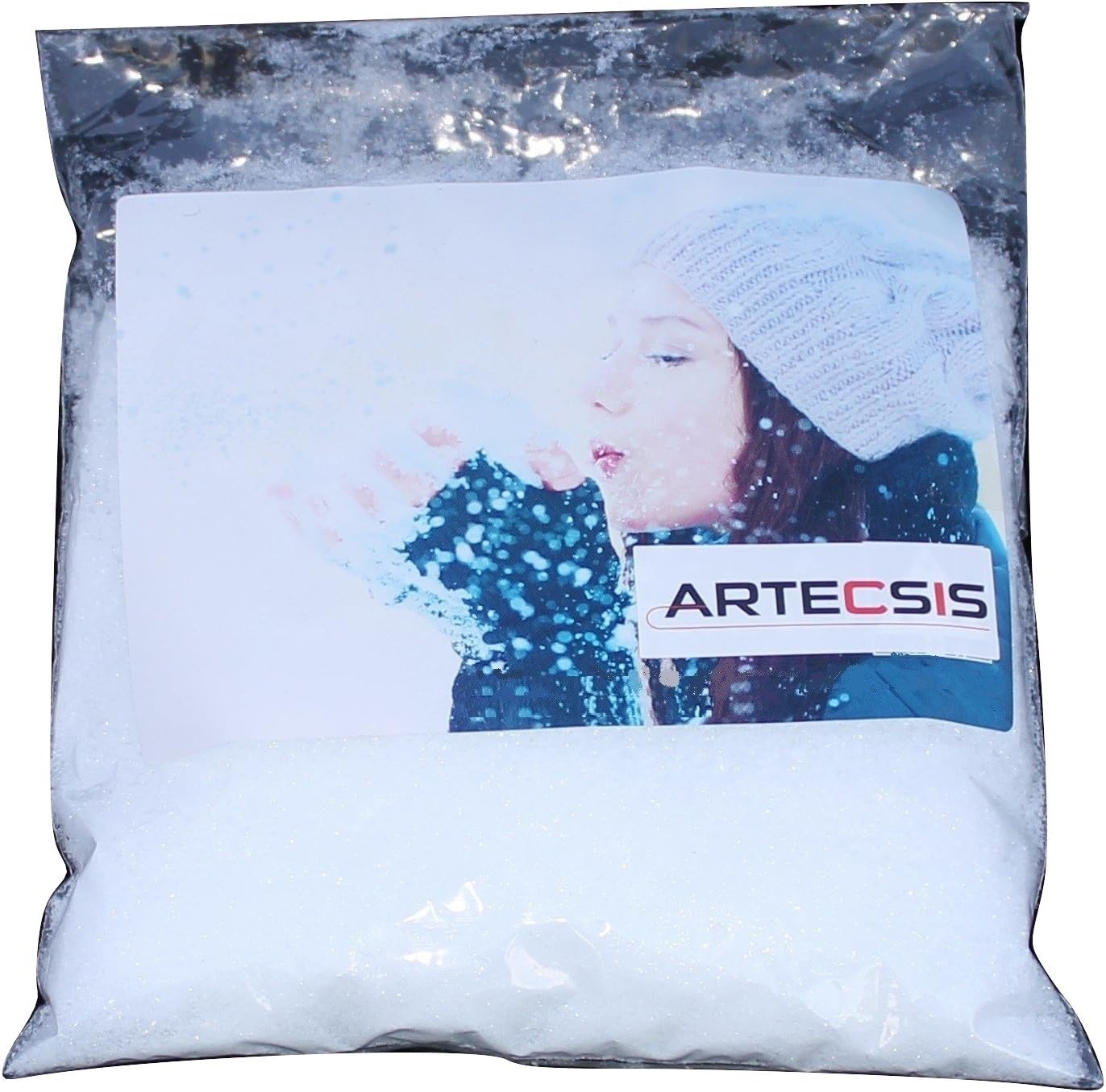 ARTECSIS Nieve Decorativa Artificial, 1 litro De Nieve Falsa para ...