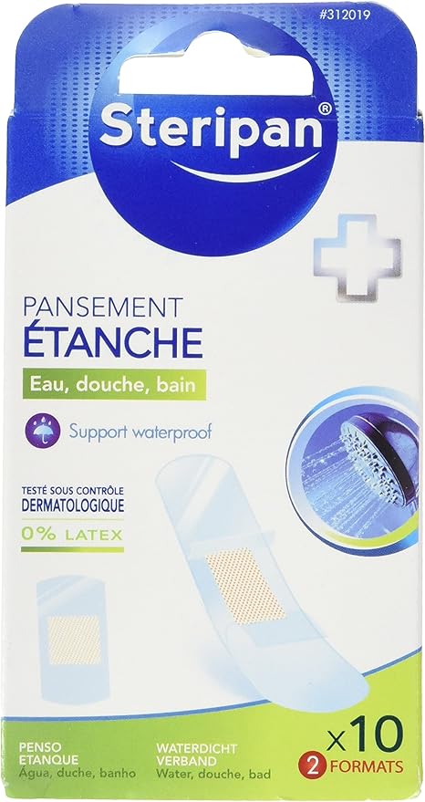 Steripan 10 Pansements Étanche 2 Formats Lot de 2: Amazon.fr: HygiÃšne ...