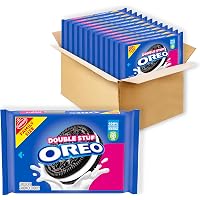 Amazon.com : OREO Double Stuf Chocolate Sandwich Cookies, Family Size ...