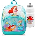 Amazon.com | The Little Mermaid Mini Backpack Set - 10” Canvas Ariel ...