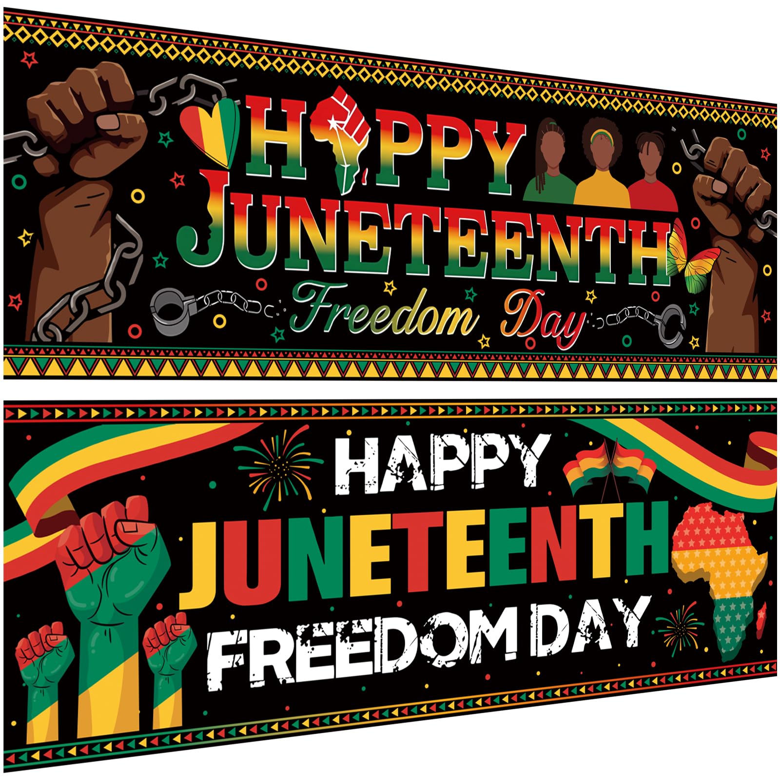 Juneteent Decorations Porch Sign Juneteenth 1865 Hanging Sign for Front ...