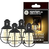 GE Vintage LED Night Light, Plug-in, Dusk-to-Dawn Sensor, Farmhouse ...