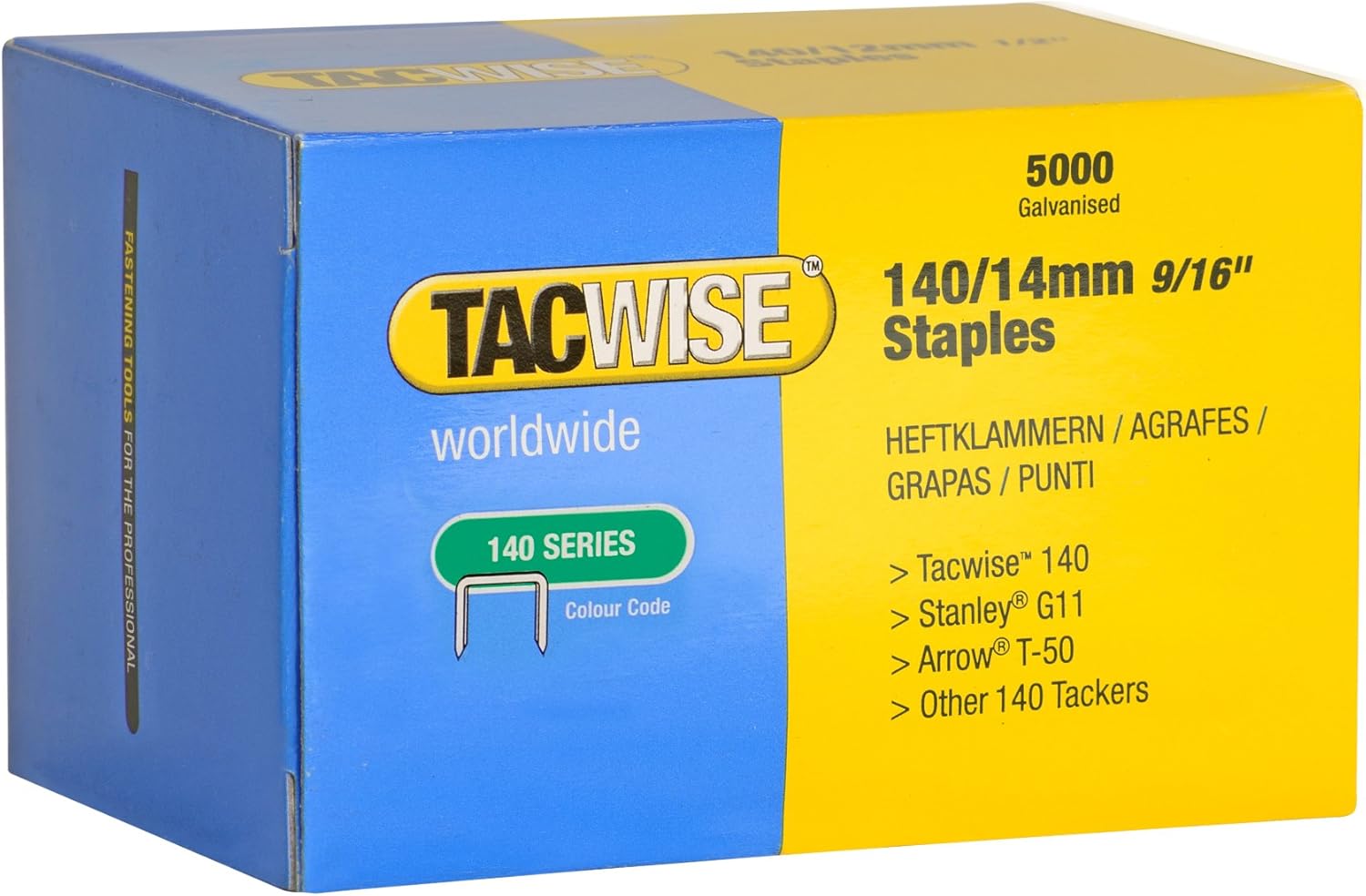 Tacwise Type 140/14mm Staples for Staple Gun (Pack of 5000): Amazon.co ...