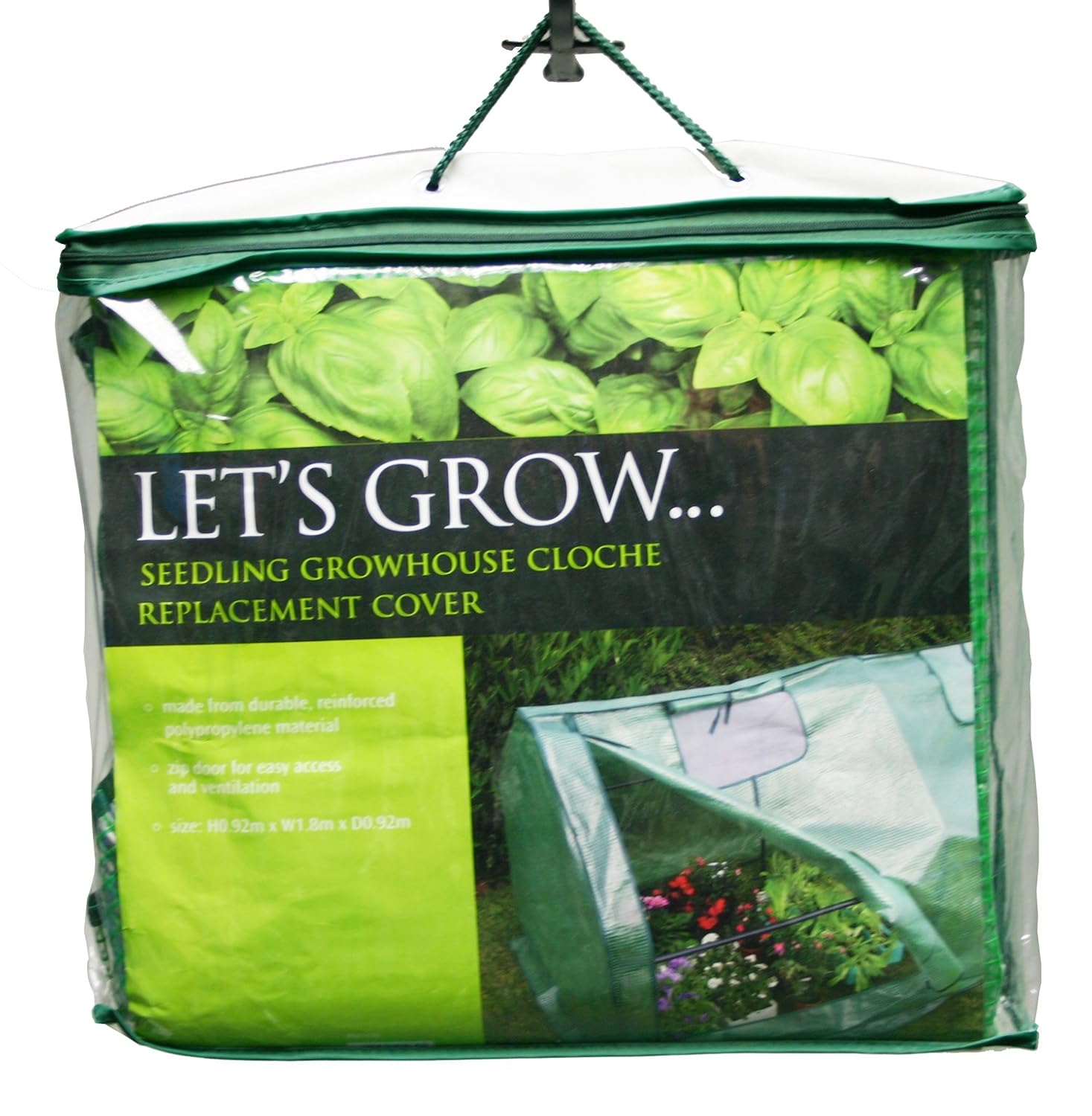 Let's Grow Botanico Seedling Growhouse Cloche Replacement Cover: Amazon ...