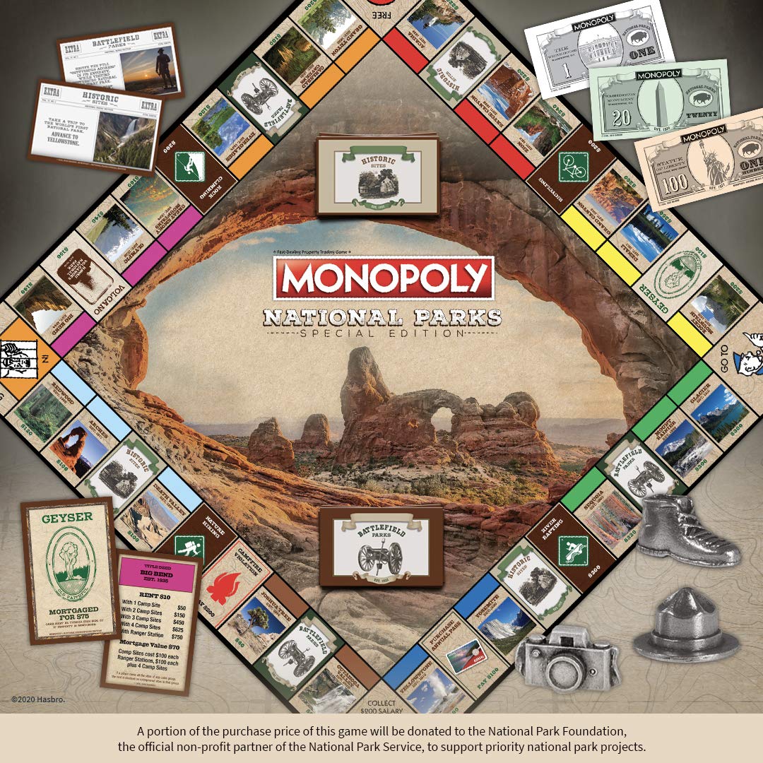 Mua Monopoly National Parks 2020 Edition | Featuring Over 60 National ...