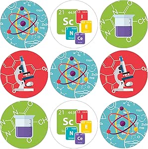 Amazon.com : Science Teacher Reward Stickers - 1,080 ct : Office Products