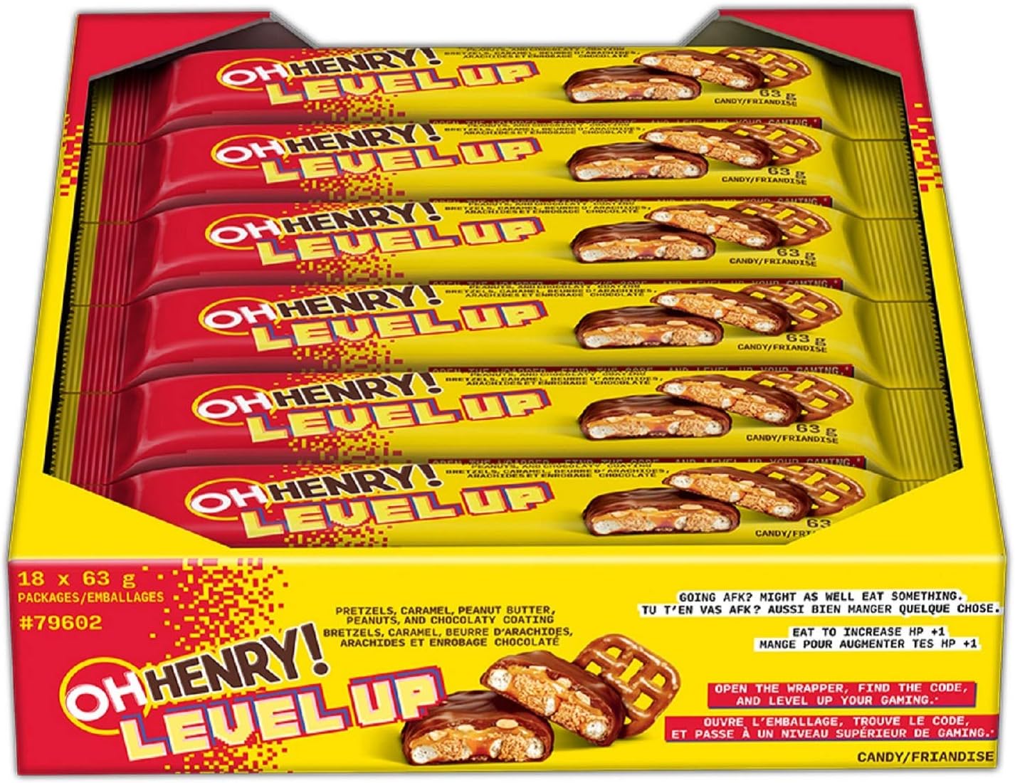 Oh Henry! Level Up – Chocolatey, Peanut Butter, Caramel & Pretzel ...