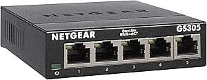Amazon.com: NETGEAR 5-Port Gigabit Ethernet Unmanaged Switch (GS305 ...