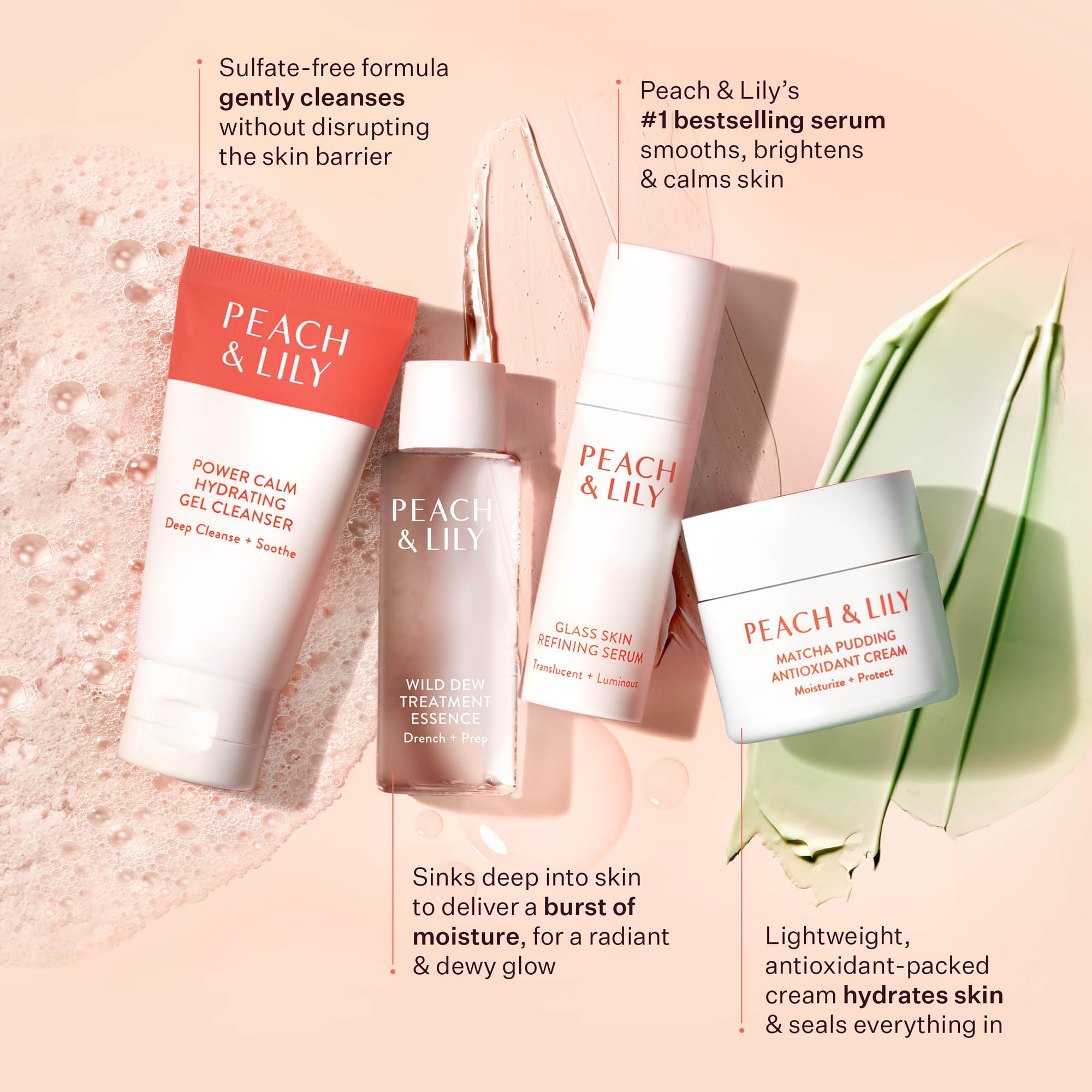 Mua Peach & Lily - Glass Skin Discovery Kit (4 Products) - Cleanser ...