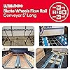Ultimation Heavy Duty Conveyor Rails – 5′ Flow Rail with Steel Skate ...