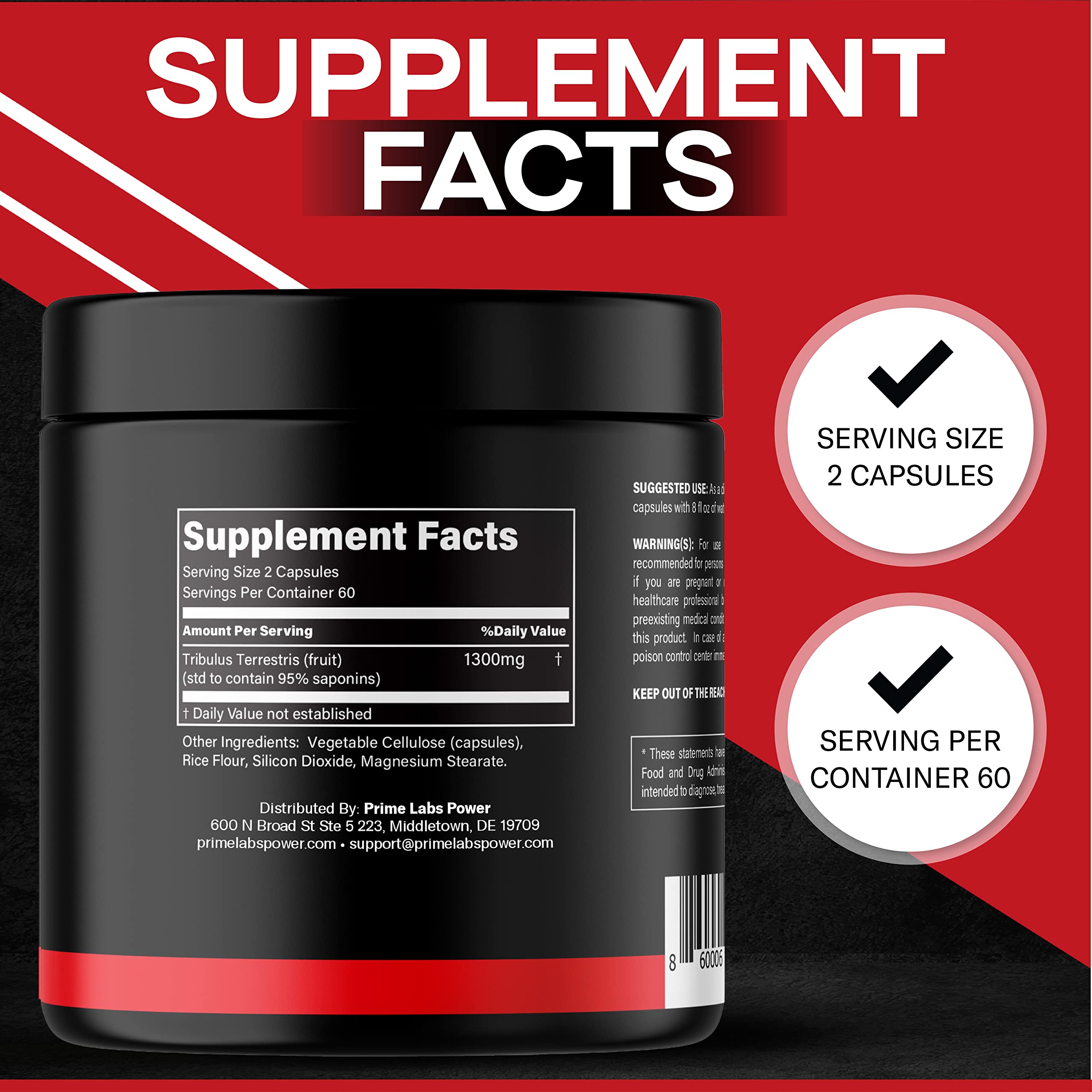 Mua Prime Labs Power Tribulus Terrestris for Men - Testosterone Booster ...