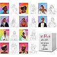 Amazon.com: TEBTEOTEK Sip and Paint kit for Adults Couples,Pre Drawn Canvas to Paint for Adults ...