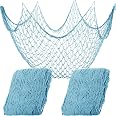 Amazon.com: Shappy 2 Pieces Fish Net Decorative 80 x 40 inch, Wall ...