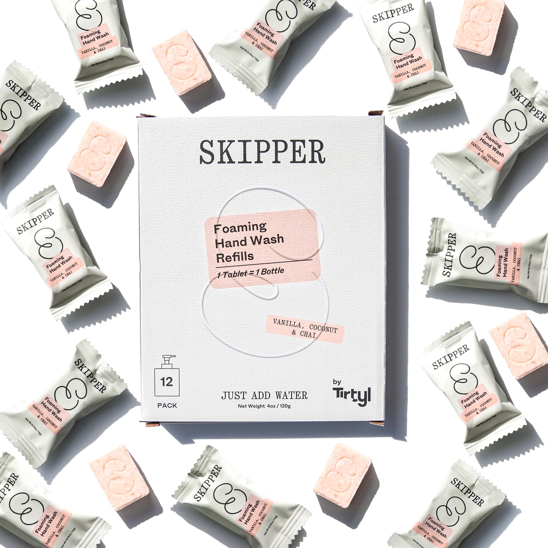 Mua Tirtyl Skipper Foaming Hand Soap Tablet Refills - 12 Pack - 96 fl ...