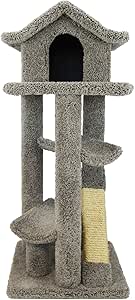 Amazon.com : New Cat Condos Premier Large Cat Pagodas Tree, Gray : Pet ...
