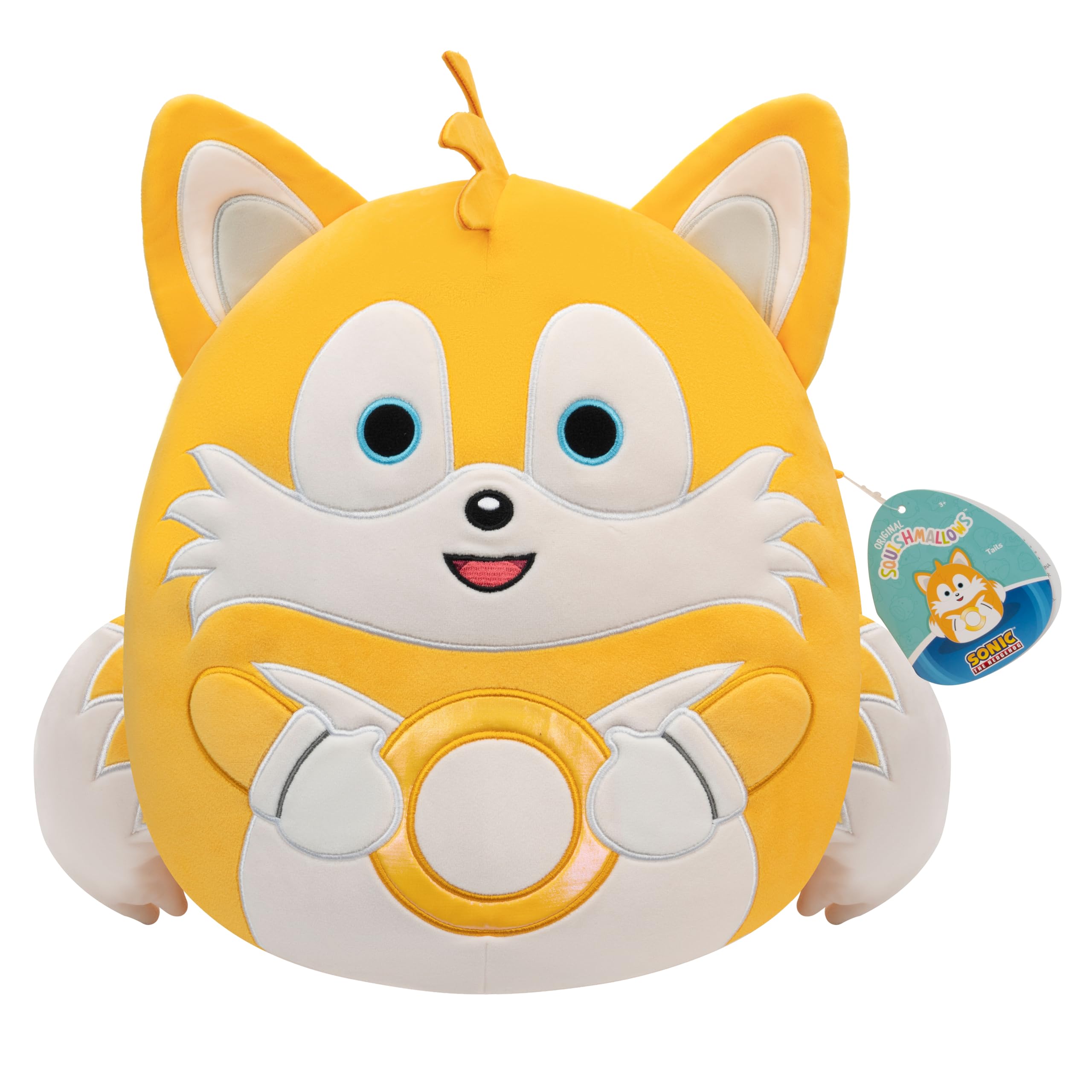 Squishmallows Original 14in “Sonic The Hedgehog” Tails Holding Gold ...