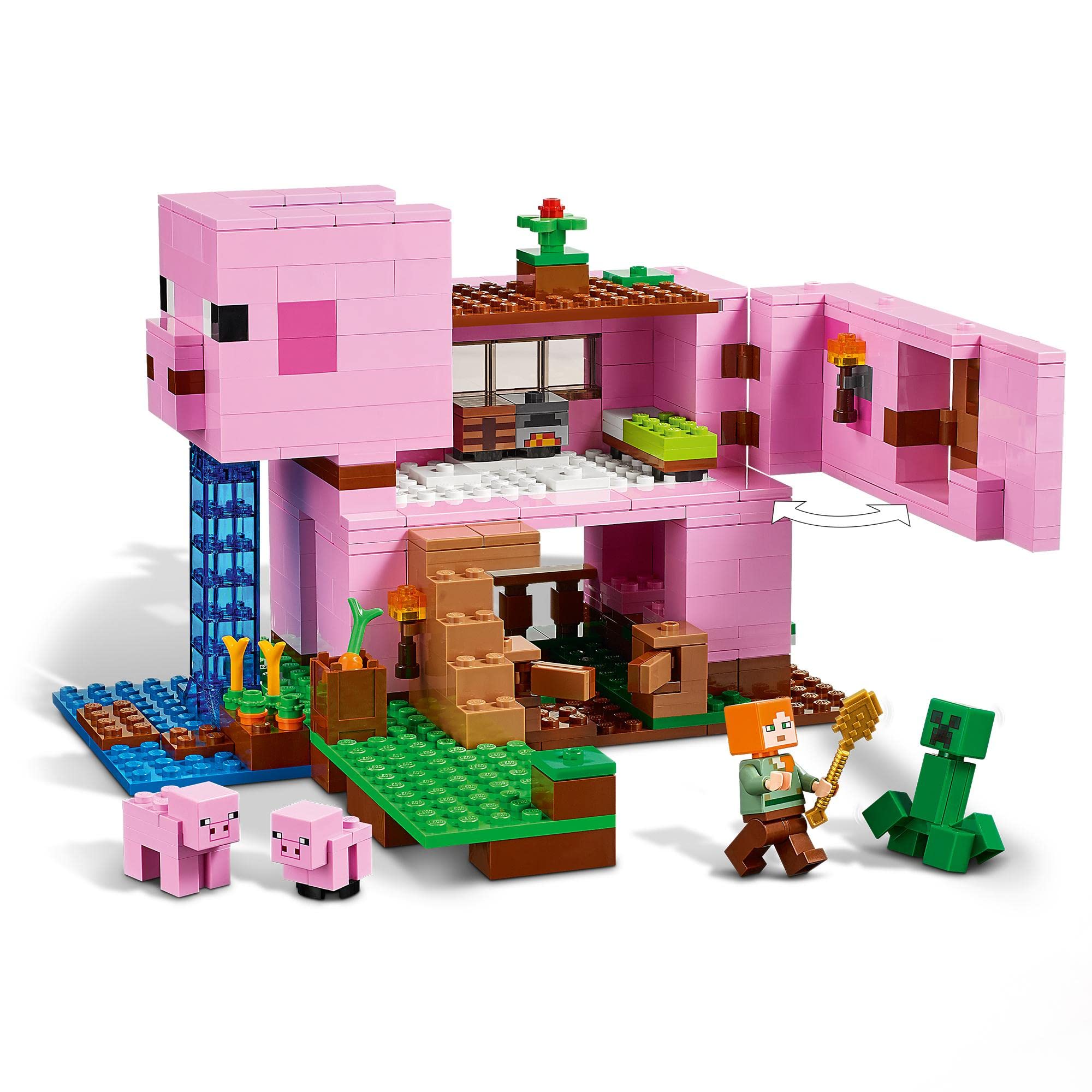 Mua LEGO Minecraft Pig House 21170 Toy Block Present Video Game Animal ...