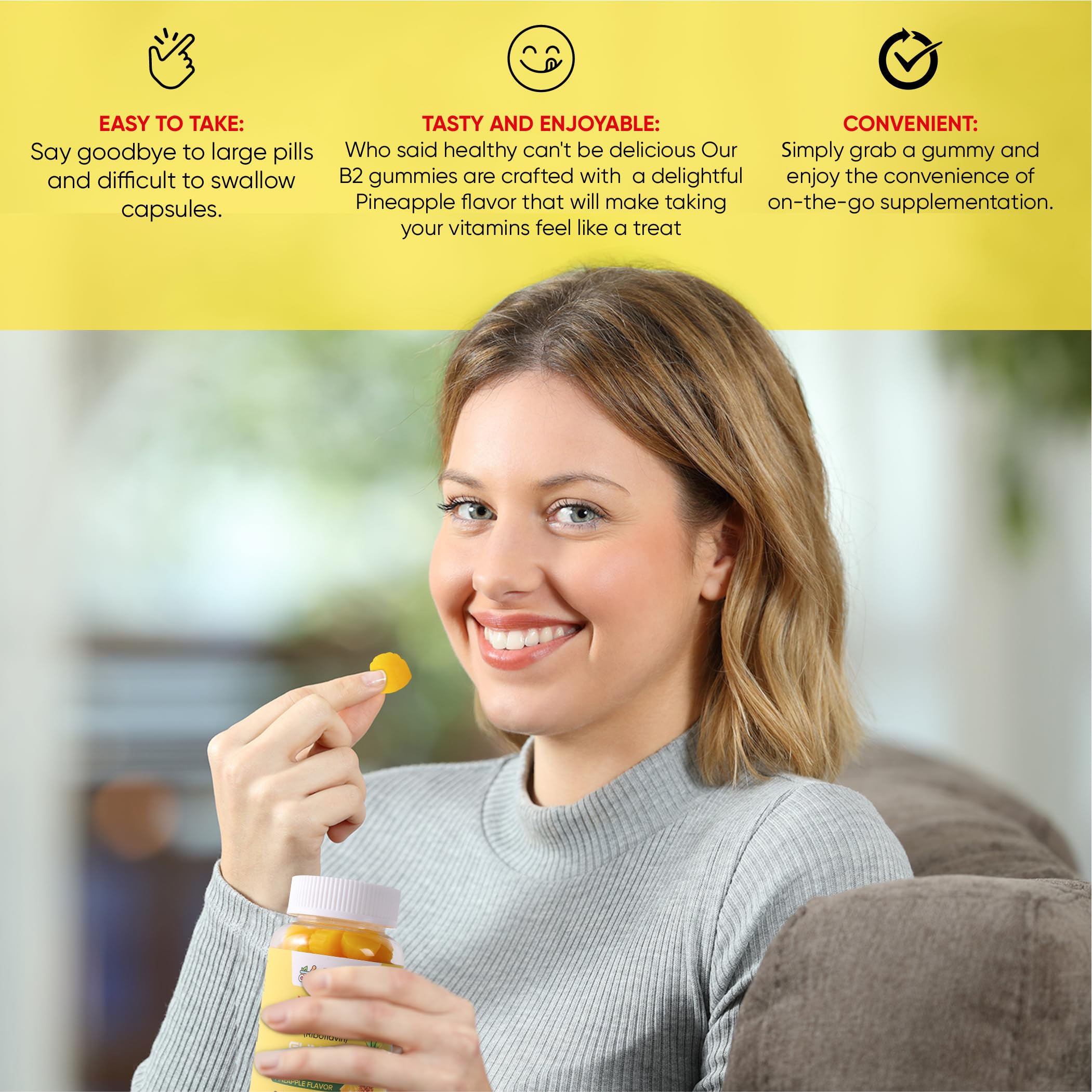 Mua Doc Mila Vitamin B2 Gummies for Adults and Kids - Riboflavin Plus ...