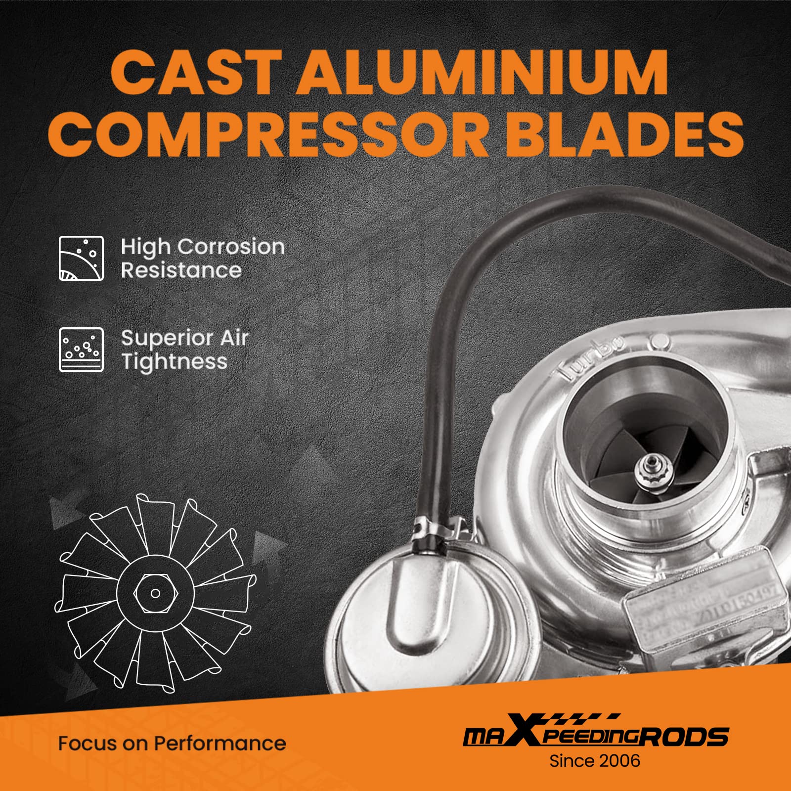 Mua maXpeedingrdos RHF4 Turbocharger Turbo Kit, Fit for Isuzu Colorado ...