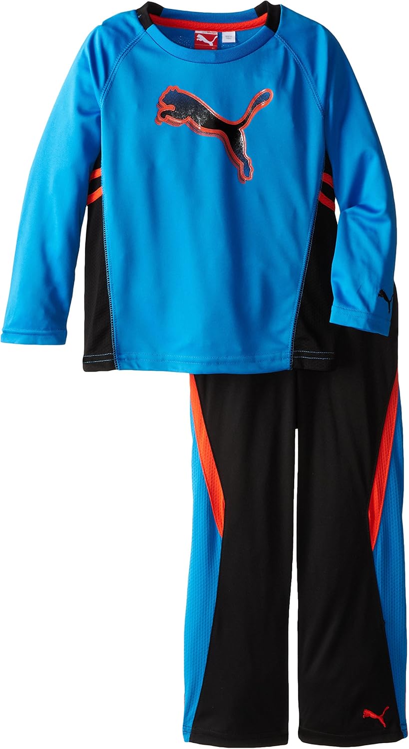Amazon.com: PUMA Little Boys' Raglan Performance Set-Toddler, Rapid ...