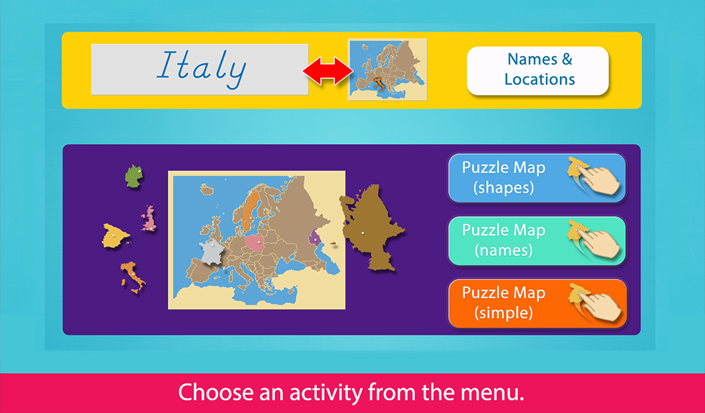 Europe - A Montessori Approach to Geography with Puzzle Maps:Amazon.it ...
