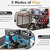 Mokapit Flight Sim Cockpit Foldable ＆ Adjustable Fit for Logitech ...