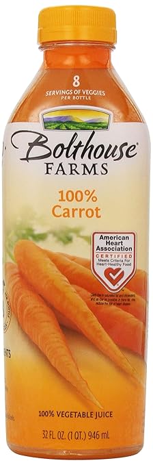 Bolthouse Farms, 100% Carrot Juice, 32 oz: Amazon.com: Grocery ...
