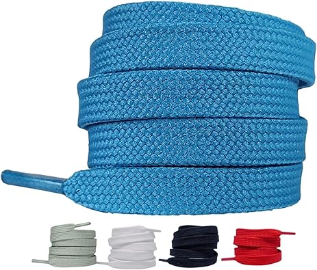Flat Shoe laces [2 pairs] Tear-resistant shoelaces Polyester ...