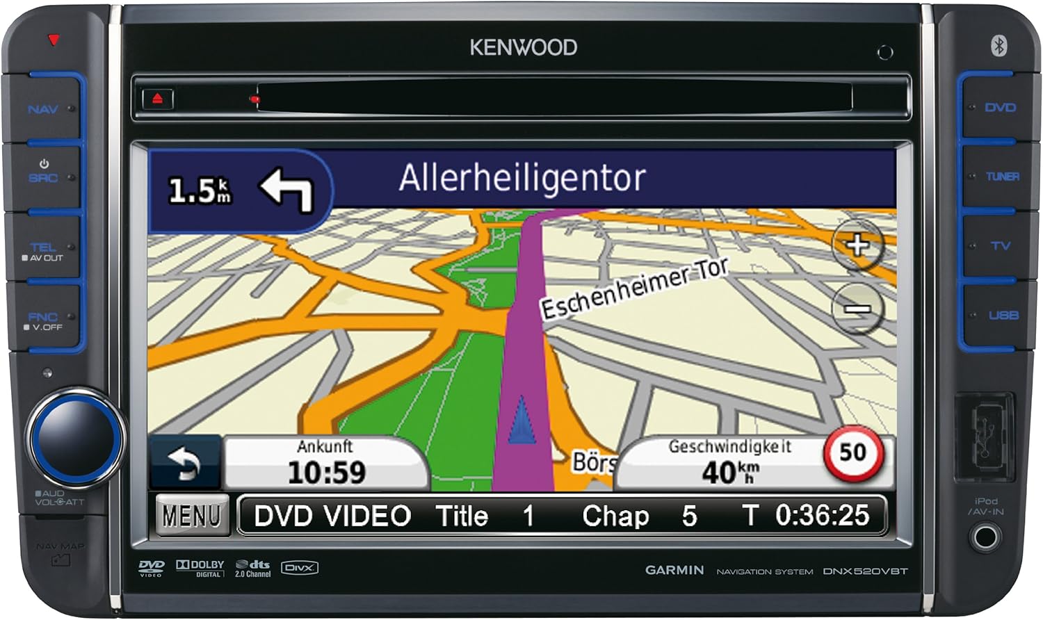 DNX520VBT-CAN21 All-in-One-Navigationssystem für: Amazon.de: Elektronik