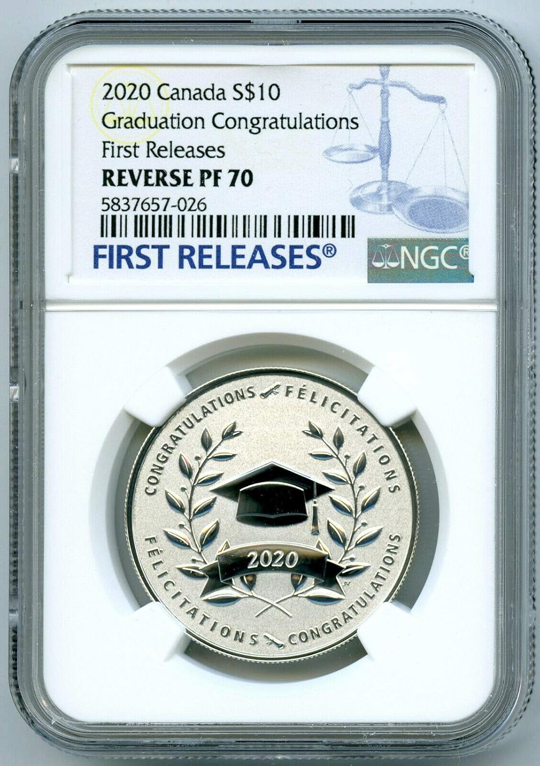 2020 CA CANADA GRADUATION CONGRATULATIONS FIRST RELEASES SILVER REVERSE ...