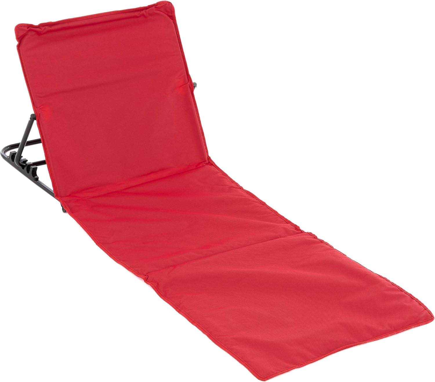 Amazon.de: Nexos Strandmatte Rot 166 x 58 cm gepolstert faltbar ...