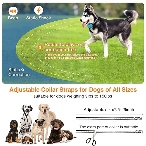 Invisible Dog Fence 2024 Electric Dog Fence System - Underground Pet ...