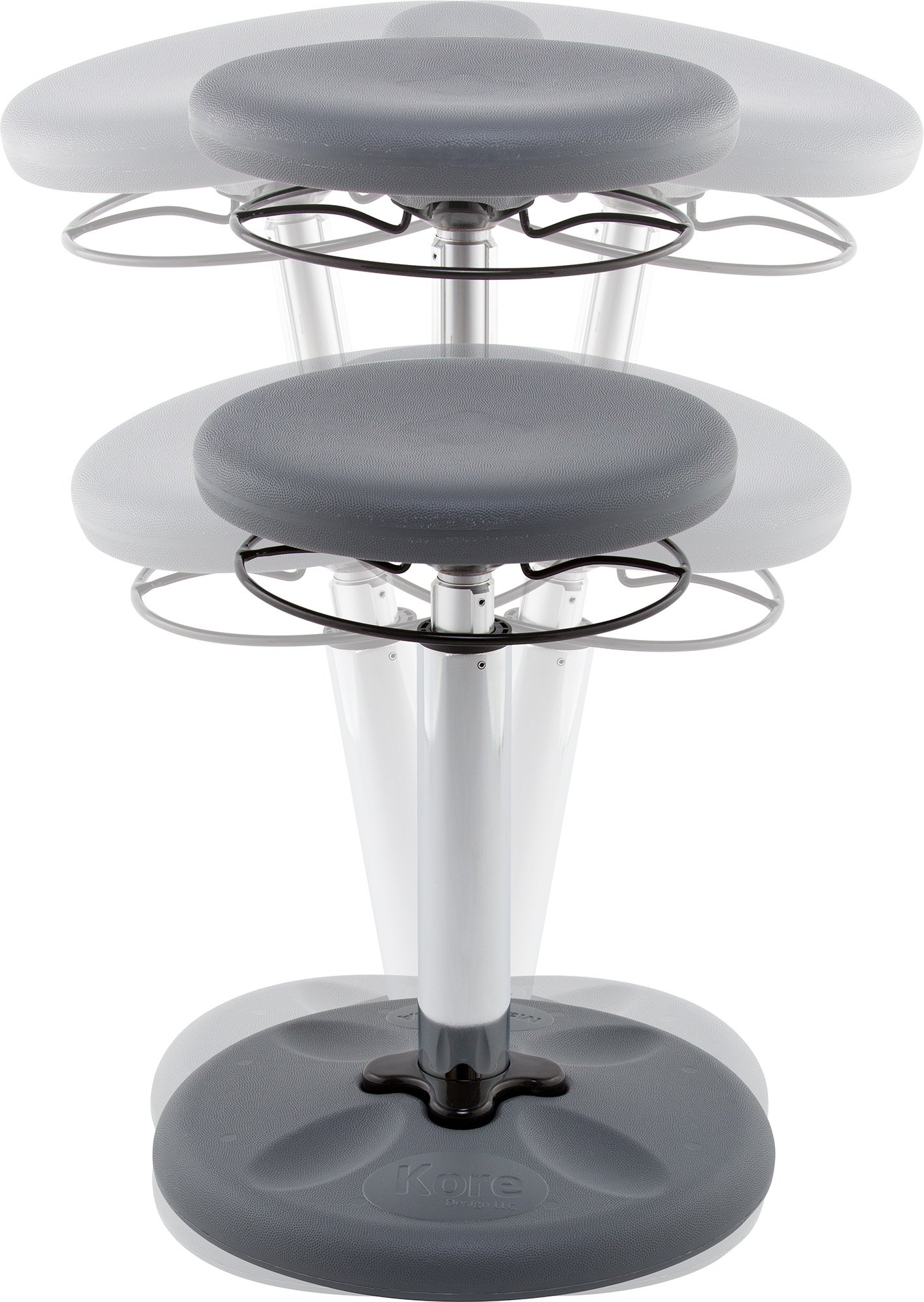 Kore Design Adjustable Height Wobble Chair, Active Sitting Stool For ...