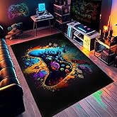 Amazon.com: NEBOTON Gaming Rug - Game Room Rug for Boys Bedroom, Gamer ...