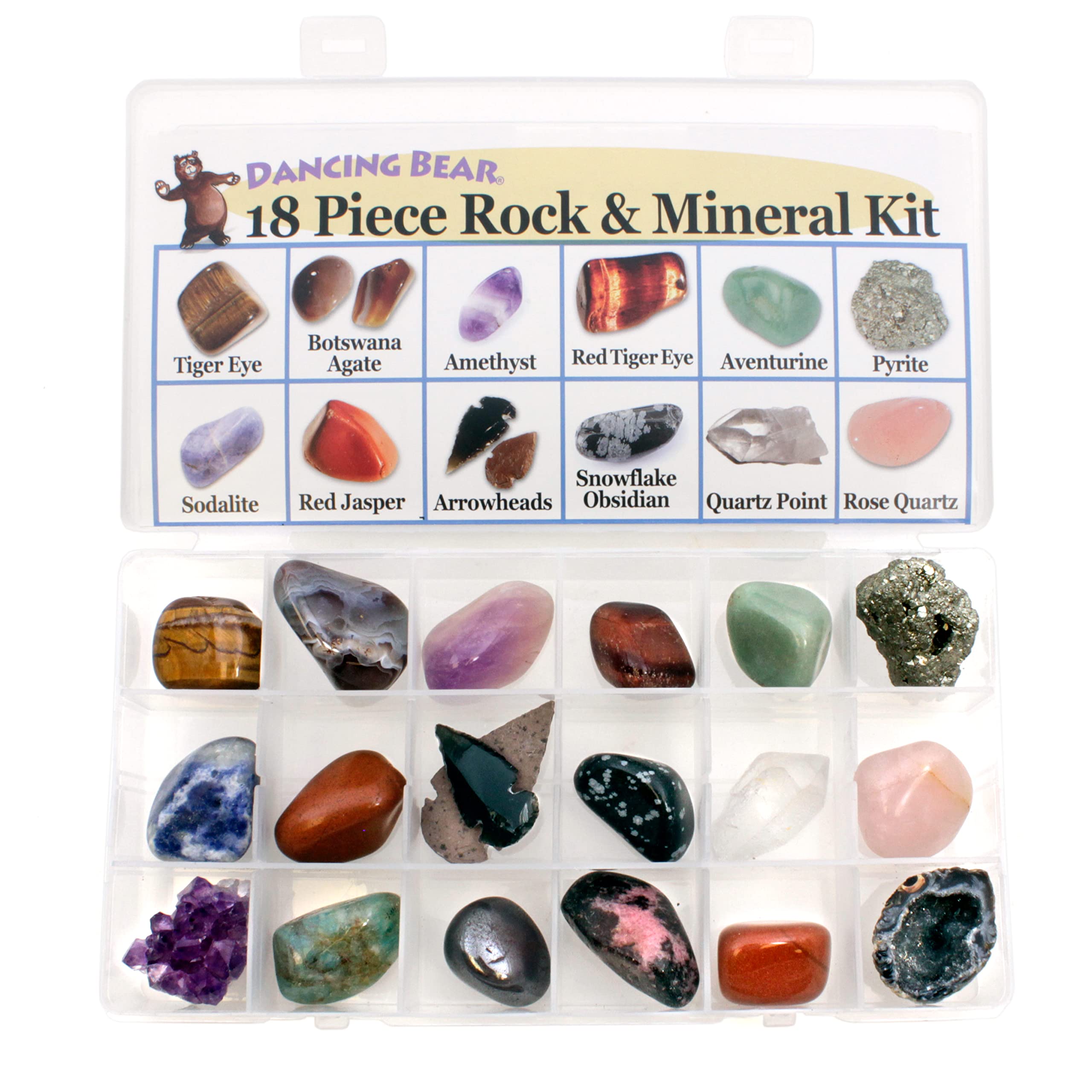 Mua Rock and Mineral Educational Collection & Deluxe Collection Box -18 ...