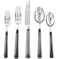 Amazon.com: Hampton Forge Argent Emma Gunmetal 5-Piece Flatware Place ...
