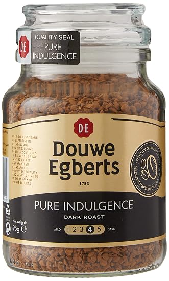 Douwe Egberts Pure Indulgence Dark Roast Coffee, 95g: Amazon.co.uk ...