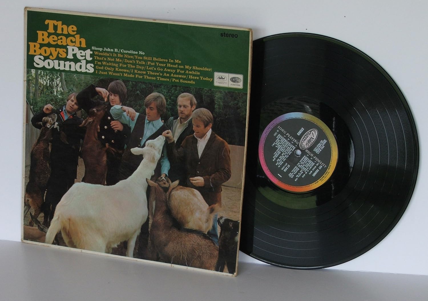 THE BEACH BOYS Pet sounds STEREO First UK pressing 1966 CAPITOL: Amazon ...