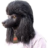 Amazon.com: Dog Mask Poodle Head Face Costume Novelty Halloween Party ...