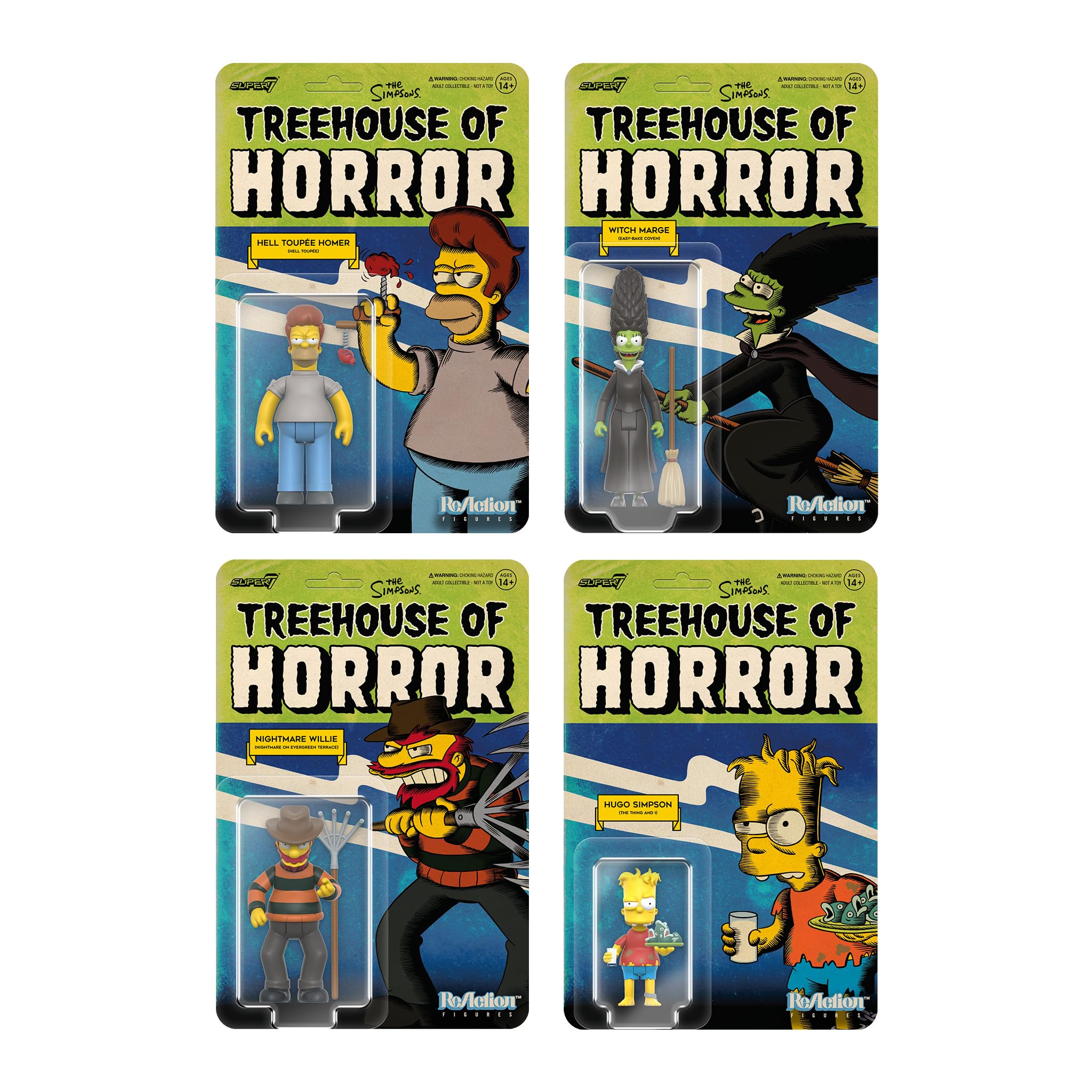 Mua SUPER7 The Simpsons Reaction Figures Wave 04 (Tree House of Horror ...