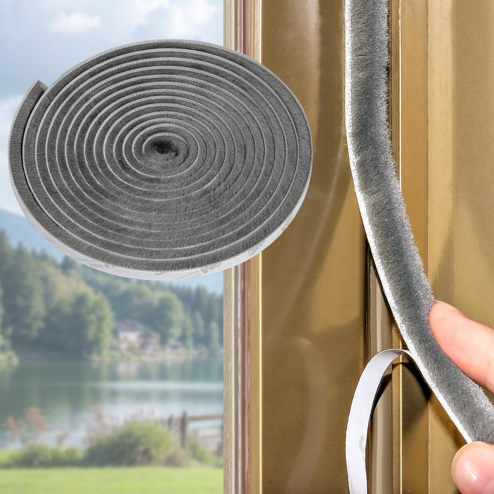 FLYZZZ 50ft Weather Stripping Door Seal for Sliding Windows and Door ...