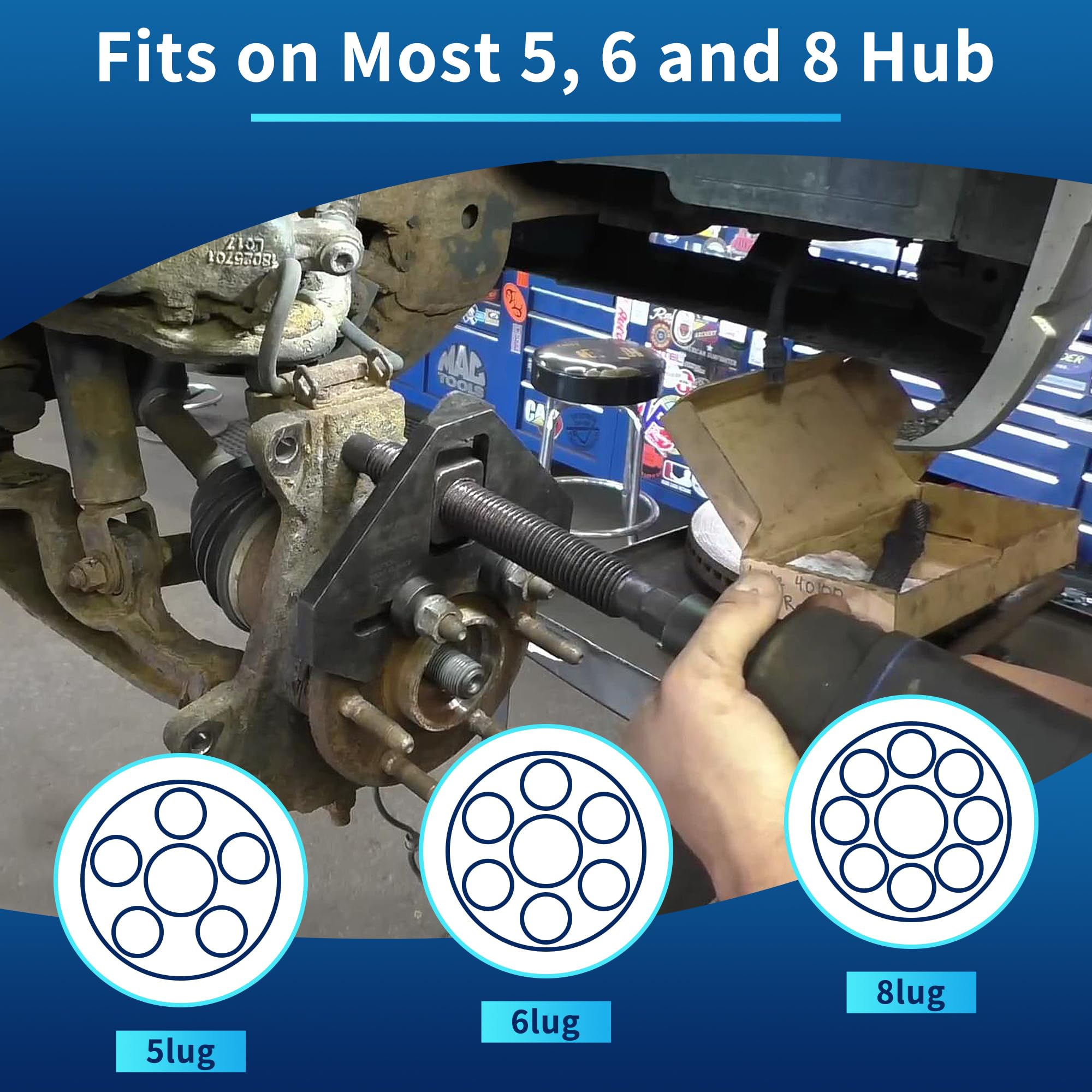 Mua 40100 Hub Remover Set, Wheel Bearing Hub Removal Tool Fit for Most ...