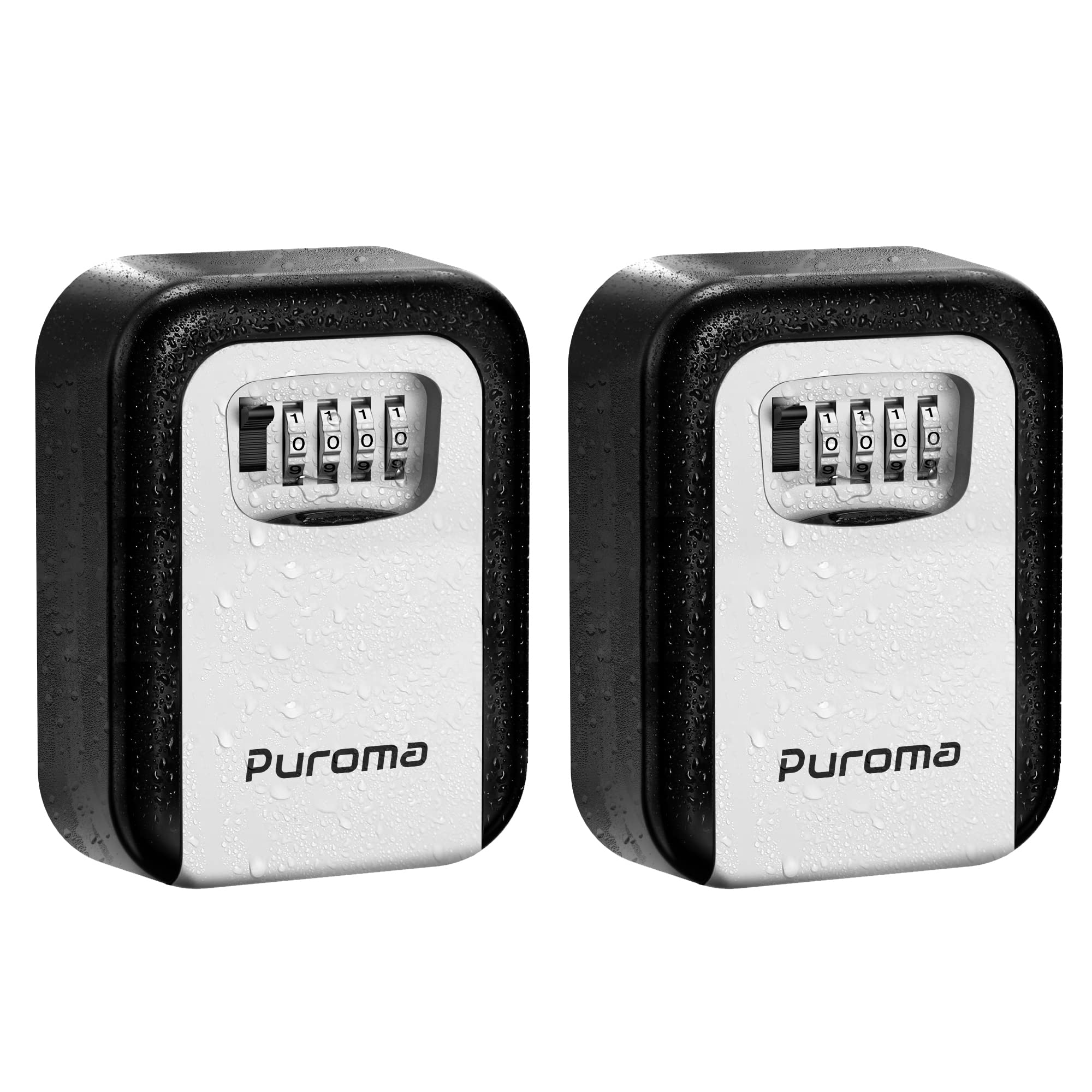 Mua Puroma Security Key Lock Box, 4-Digit Combination Waterproof Safe ...