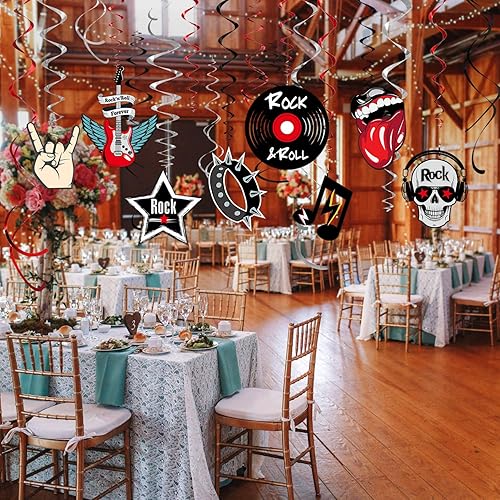 Rock And Roll Theme Party Decorations Rock N Roll Birthday Party Ideas