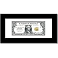 Amazon.com - CreativePF [$4x9bk-w] Black First Dollar Frame with White ...