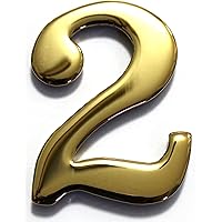 Amazon.com: Number 1-2" Brass Numbers Better Box Mailboxes Brass Mail ...