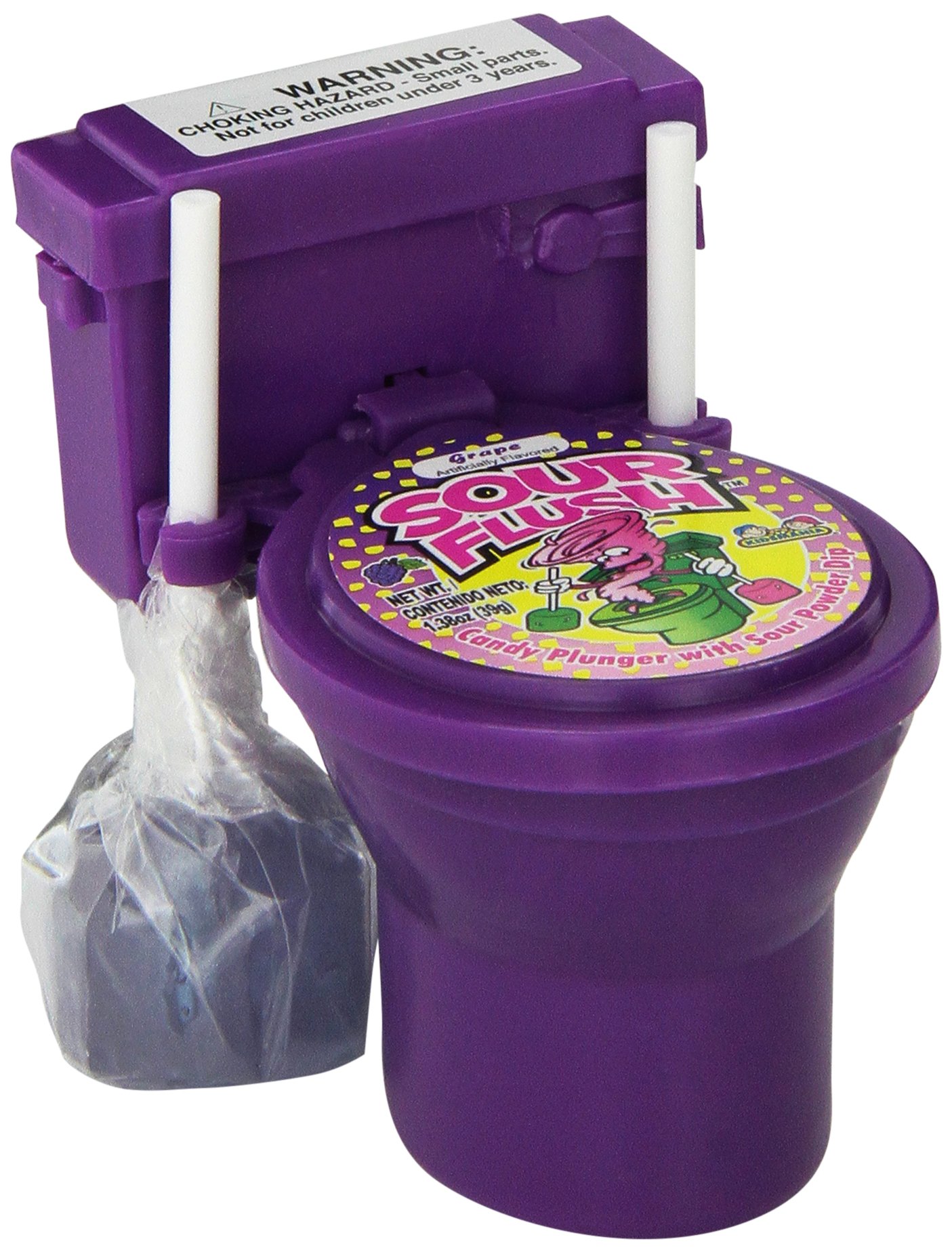 Sour Flush Candy Plungers and Powder Toilet Dip-Random Colors - 1 Unit ...